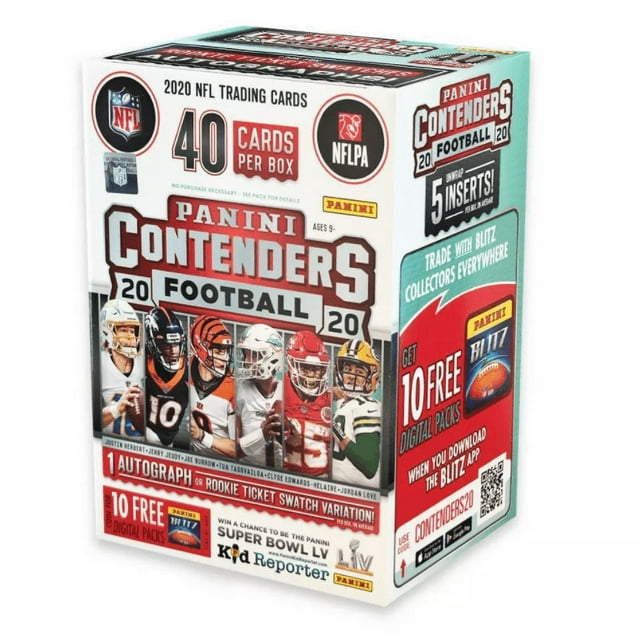 NFL Contenders Football Trading Card Blaster Box - Walmart.com