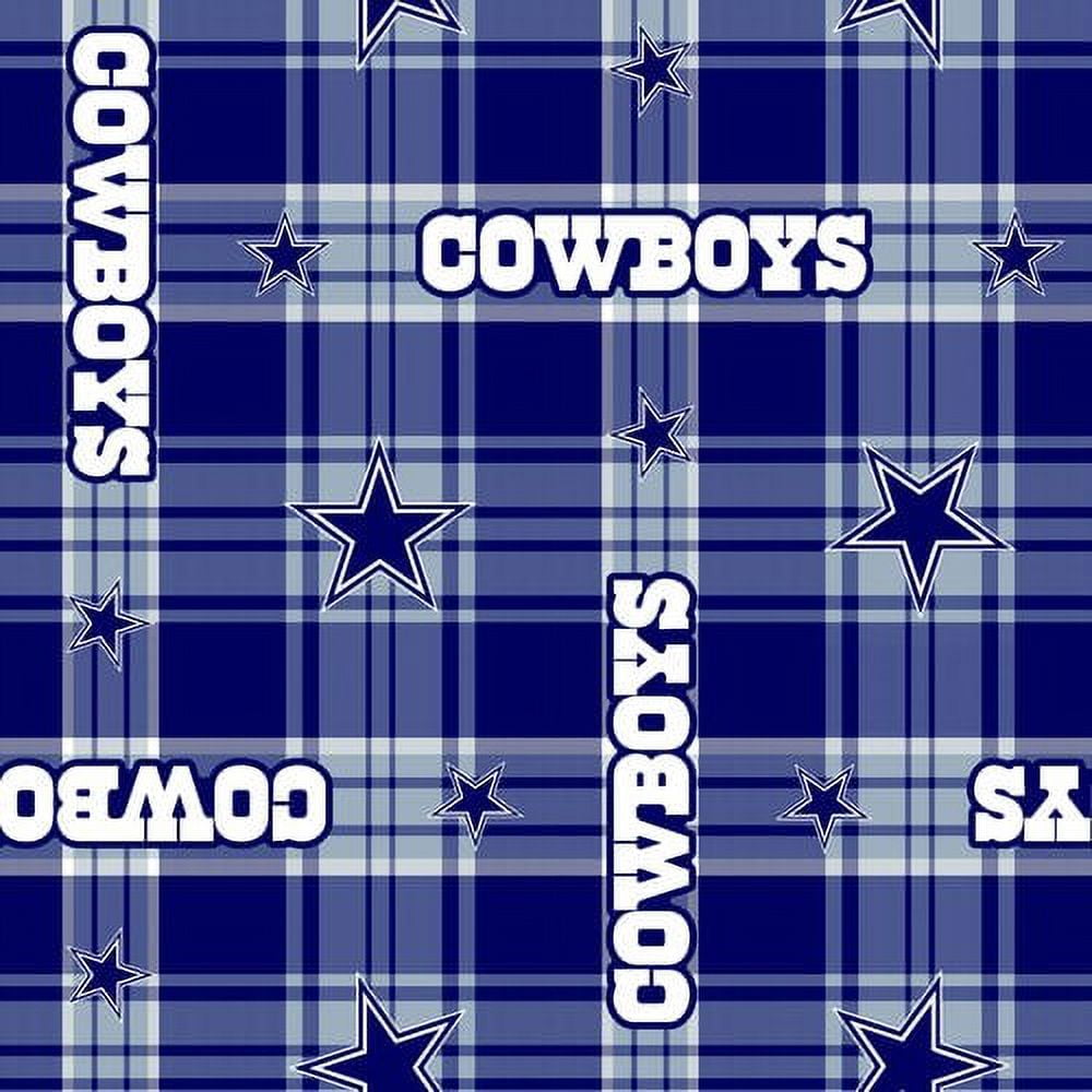 NFL Dallas Cowboys 58" 100% Polyester Fleece Sports Logo Fabric By the ...