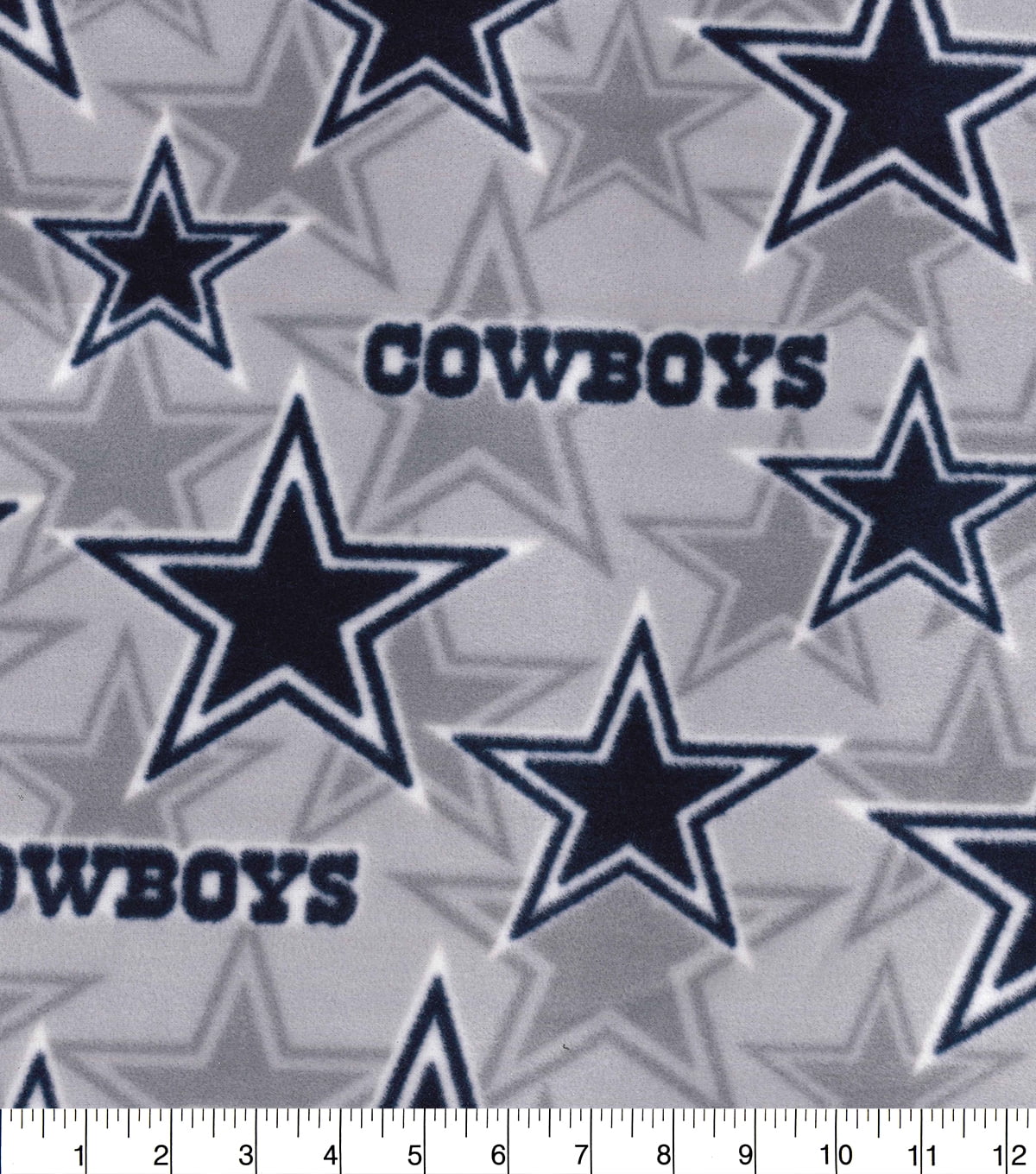 NFL Dallas Cowboys 58" 100% Polyester Fleece Sports Logo Fabric By the ...