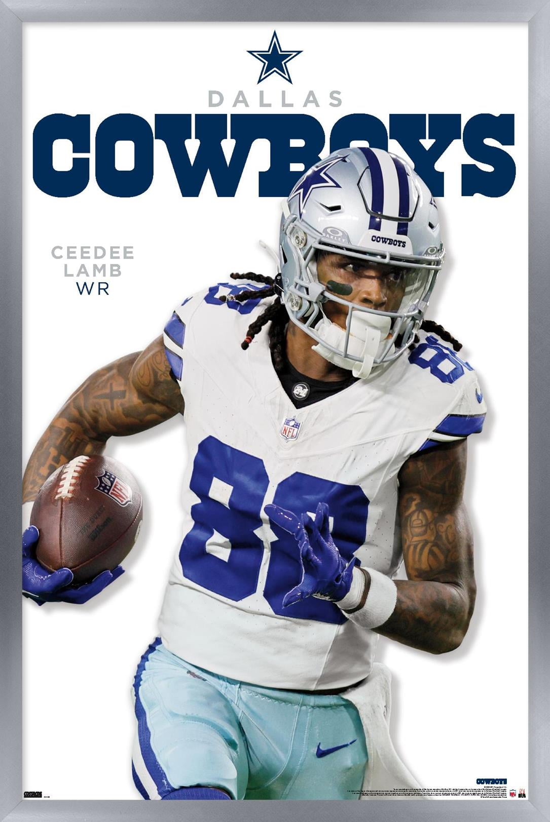 NFL Dallas Cowboys - CeeDee Lamb Feature Series 24 Wall Poster, 14.725 ...