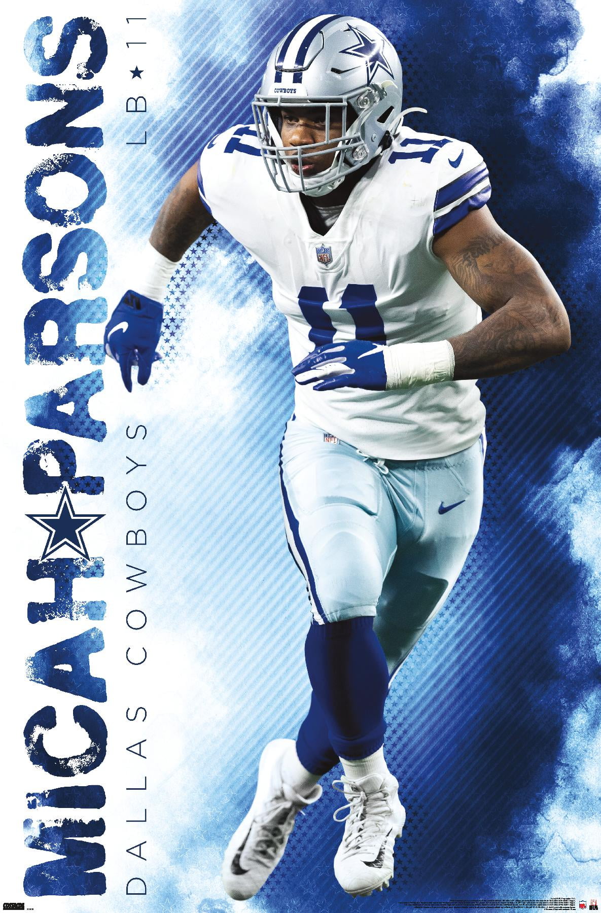 NFL Dallas Cowboys - Micah Parsons 22 Wall Poster, 22.375" x 34 ...