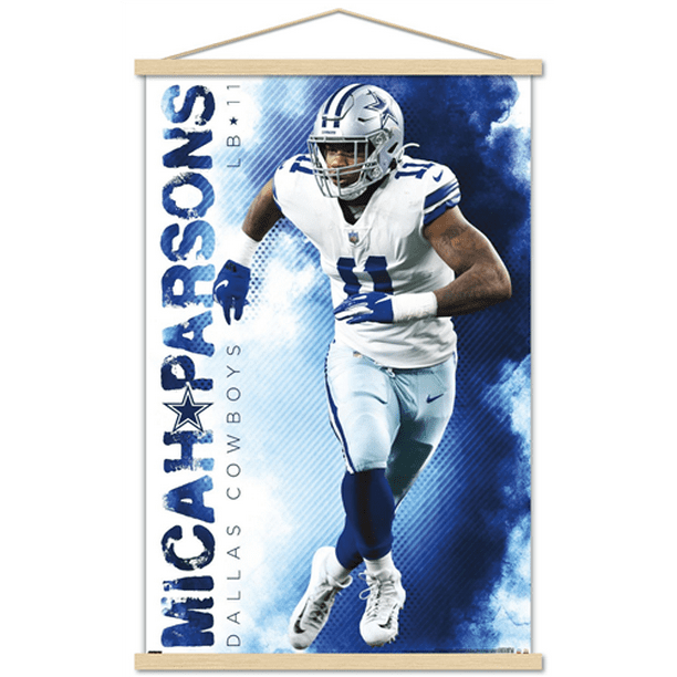 NFL Dallas Cowboys - Micah Parsons 22 Wall Poster with Magnetic Frame ...