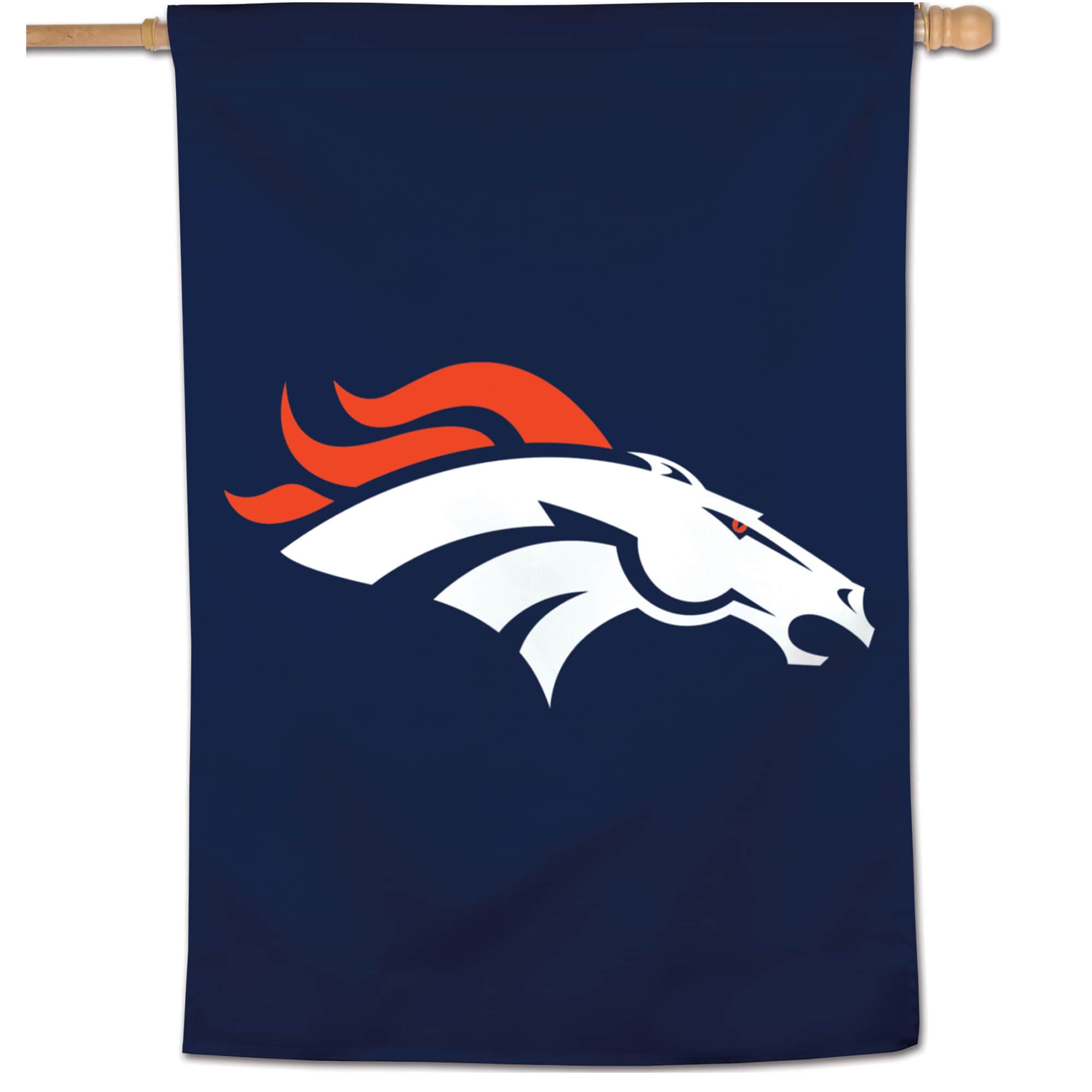 NFL Denver Broncos Team 28" x 40" Vertical Flag - Walmart.com