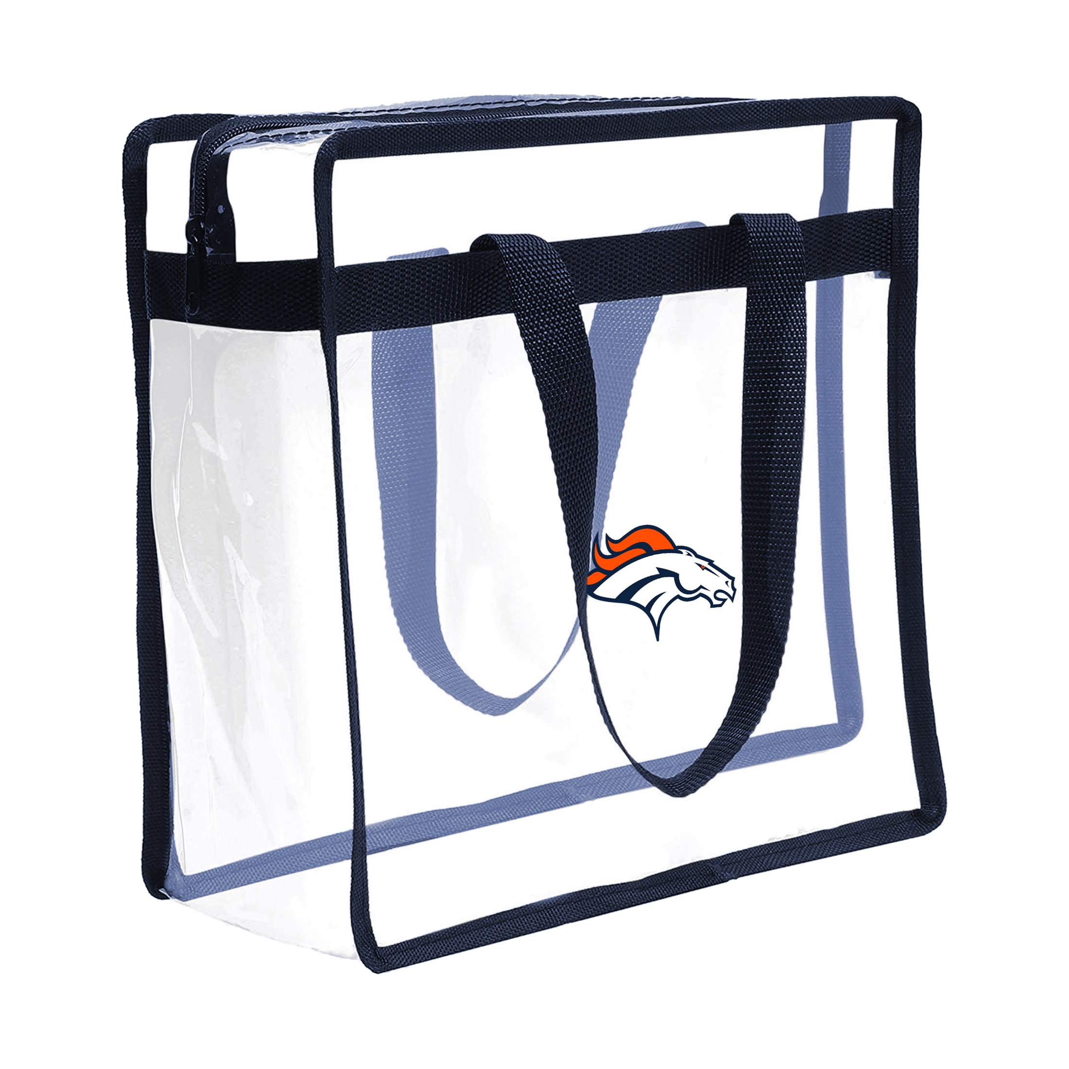 WinCraft NFL Denver Broncos Clear Tote Bag with Colored Strap Stadium ...