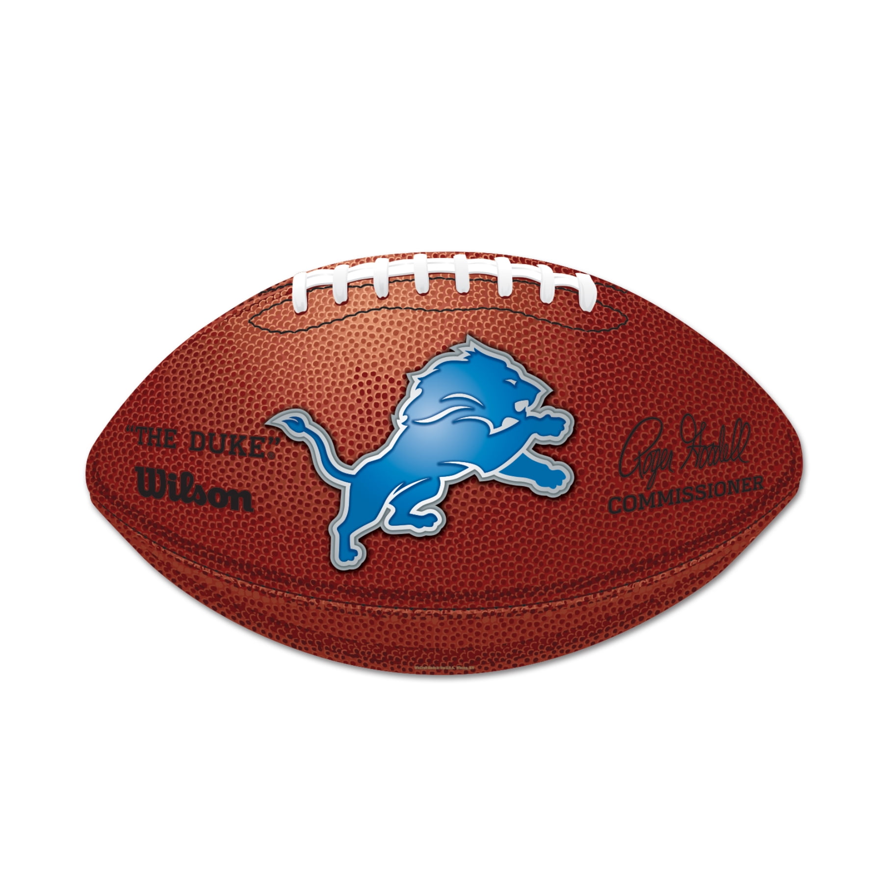 NFL Detroit Lions Team 10" x 17" Football Wood Sign - Walmart.com