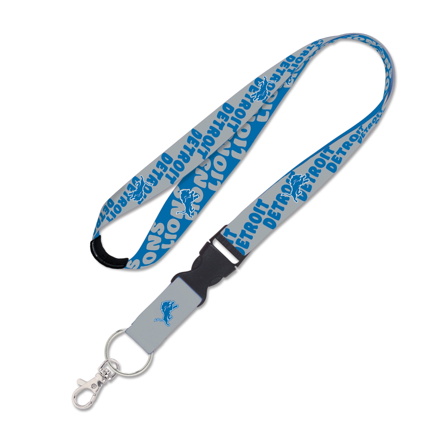 NFL Detroit Lions Word Bubble 1" Reversible Lanyard with Buckle and ...