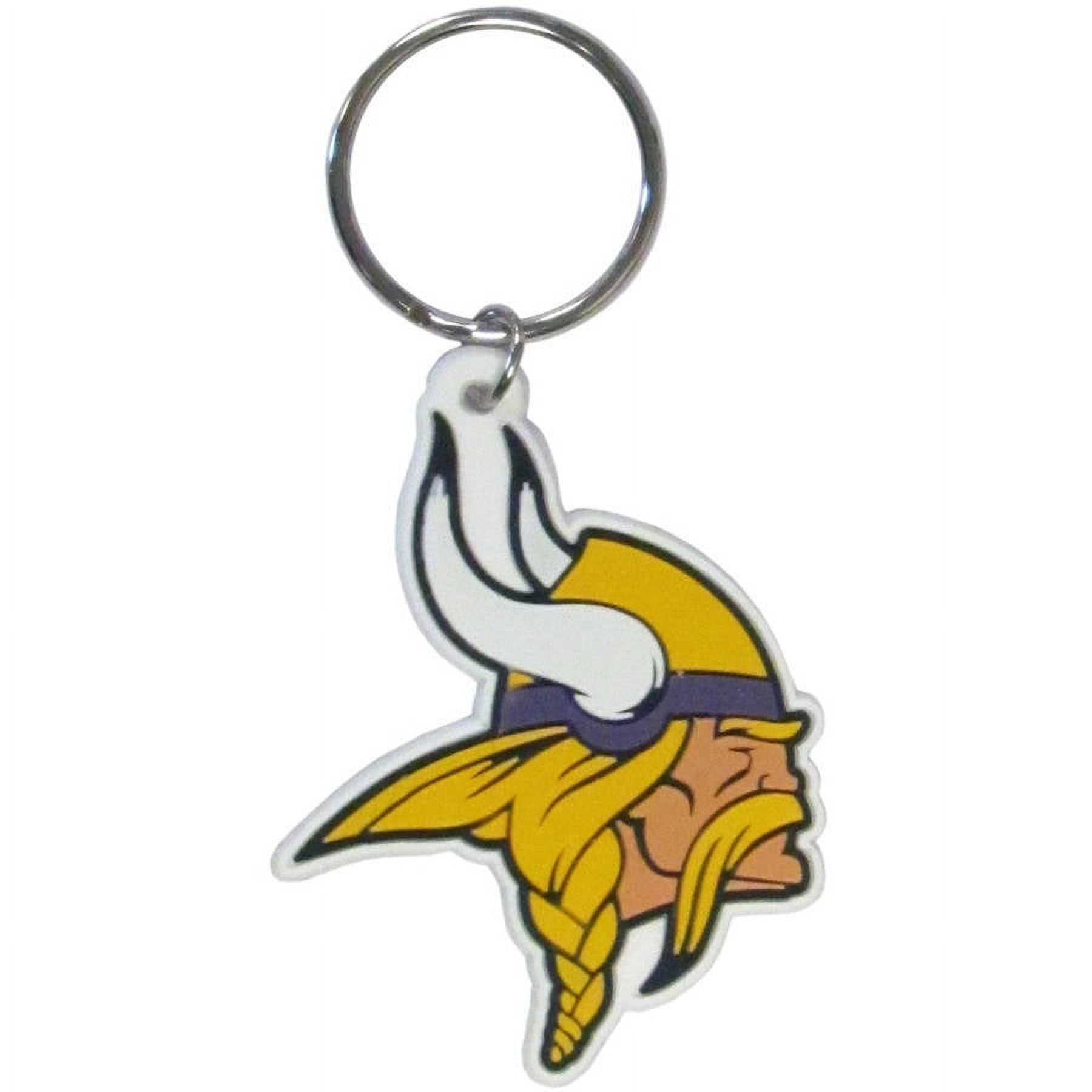 NFL FPK165 Minnesota Vikings Logo PVC Key Chain - Walmart.com