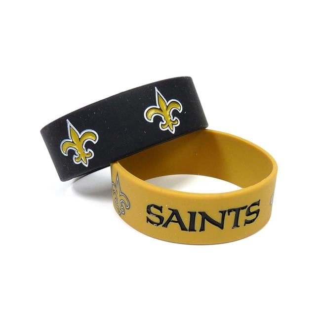 NFL Football Silicone Rubber Wrist Band Two Bracelets Choose Your Team ...
