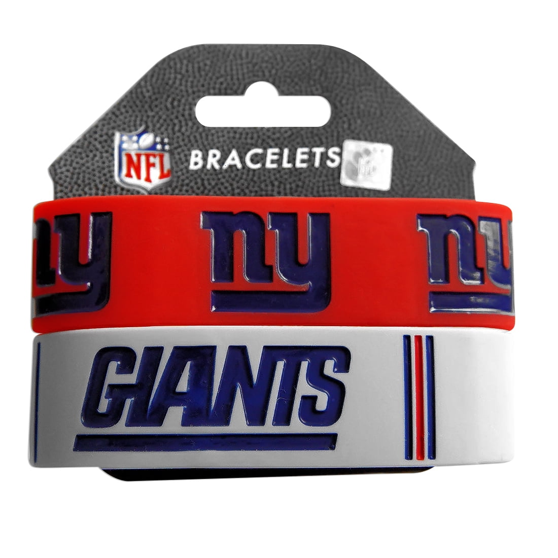 NFL Football Silicone Rubber Wrist Band Two Bracelets Choose Your Team ...