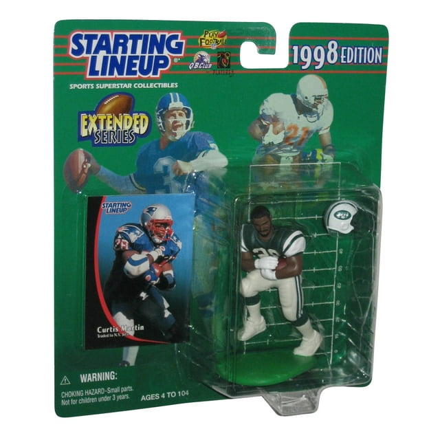 NFL Football Starting Lineup (1998) Kenner Curtis Martin Figure ...