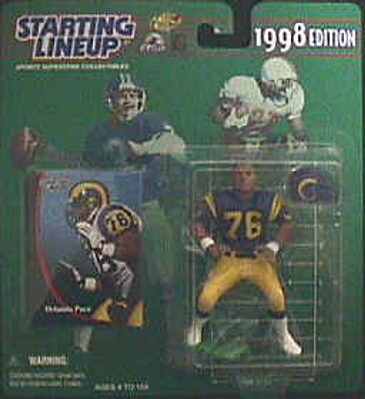 NFL Football Starting Lineup Orlando Pace (1998) Starting Lineup Figure ...