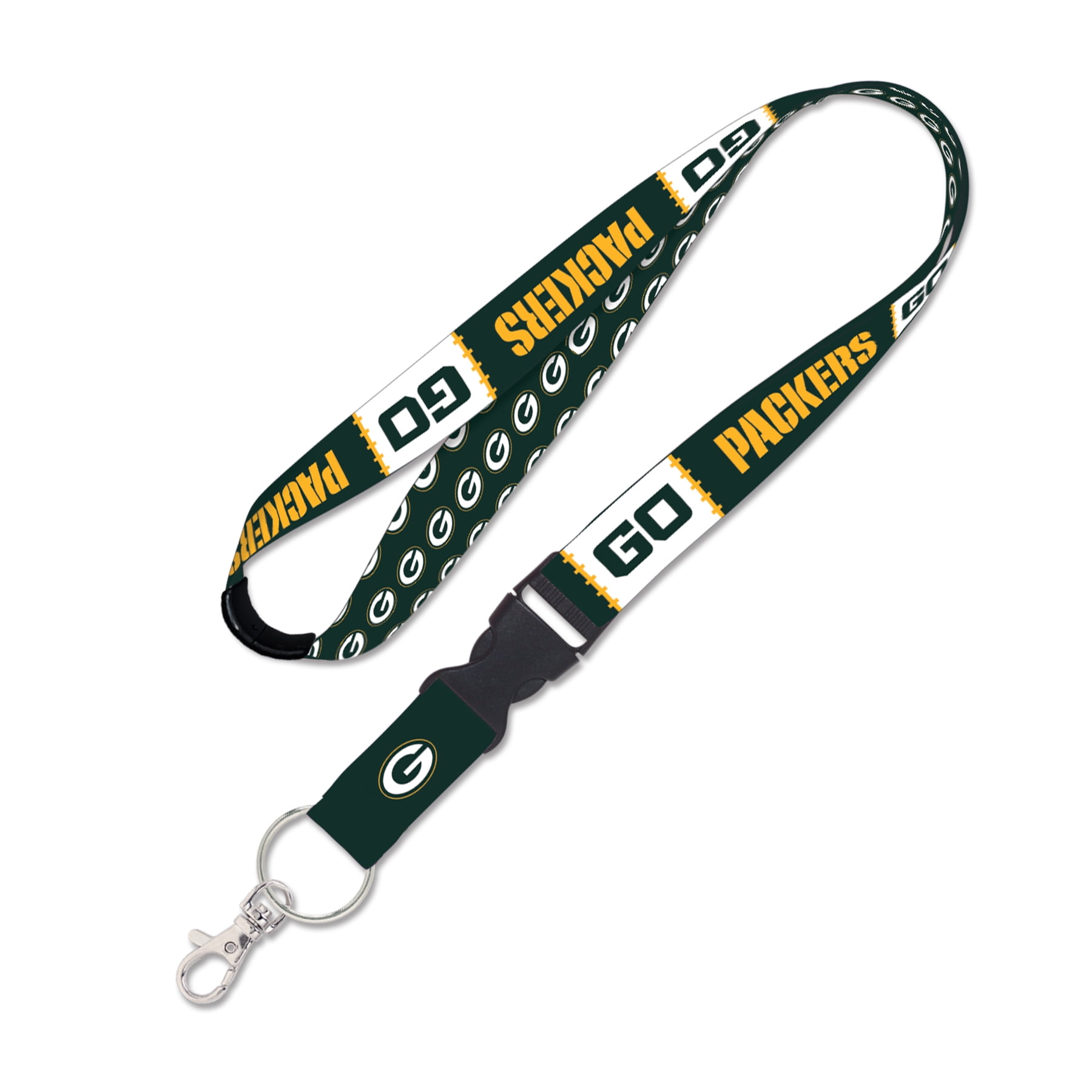 NFL Green Bay Packers Go Team 1" Reversible Lanyard with Buckle and ...