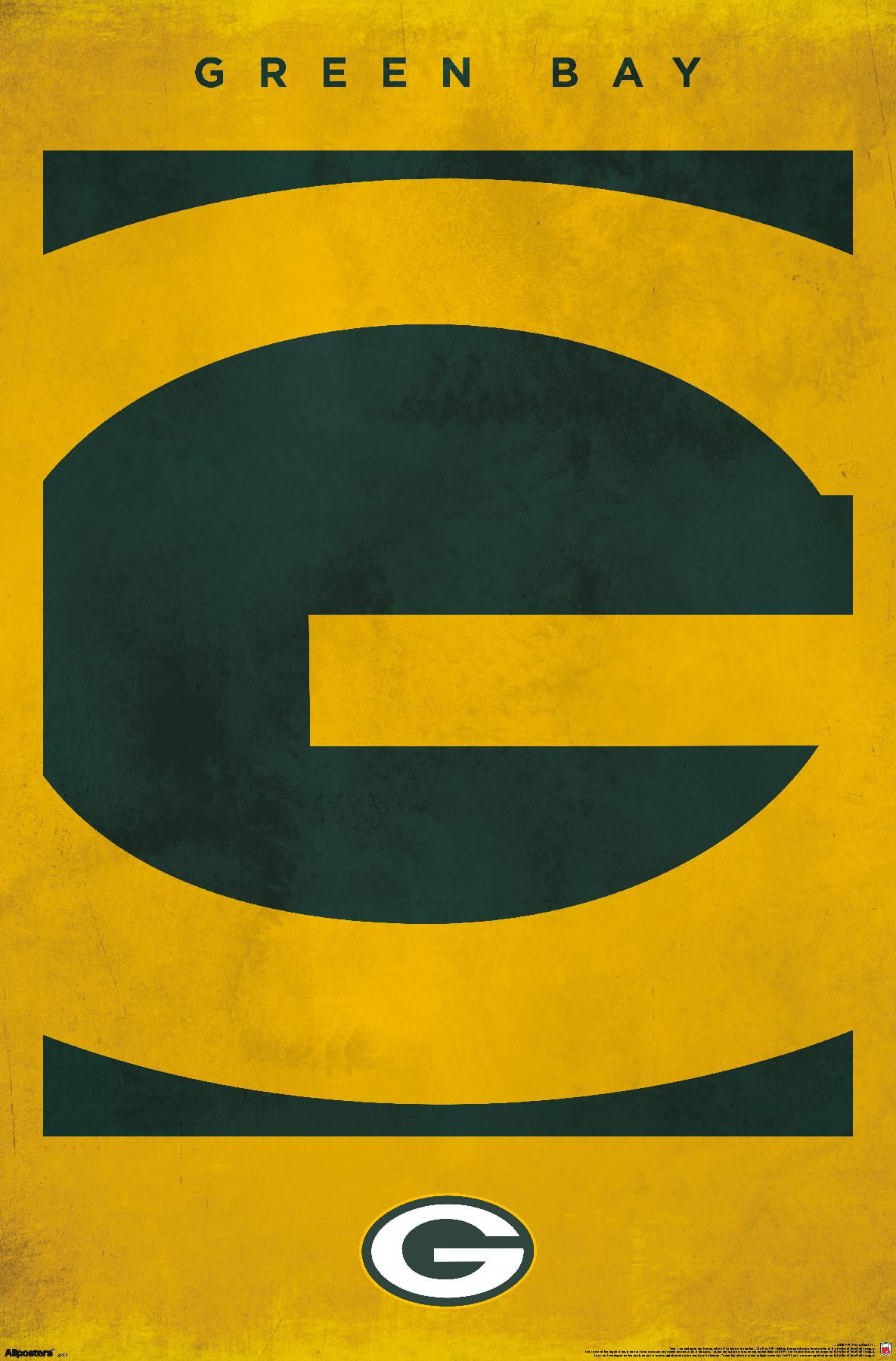 NFL Green Bay Packers - Logo 25 Wall Poster, 22.375" x 34" - Walmart.com