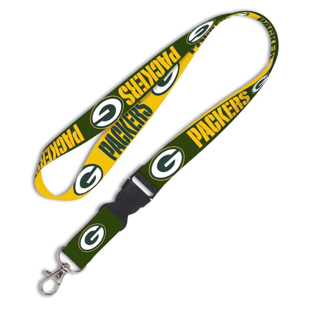 NFL Green Bay Packers Team 1" Reversible Lanyard with Buckle - Walmart.com