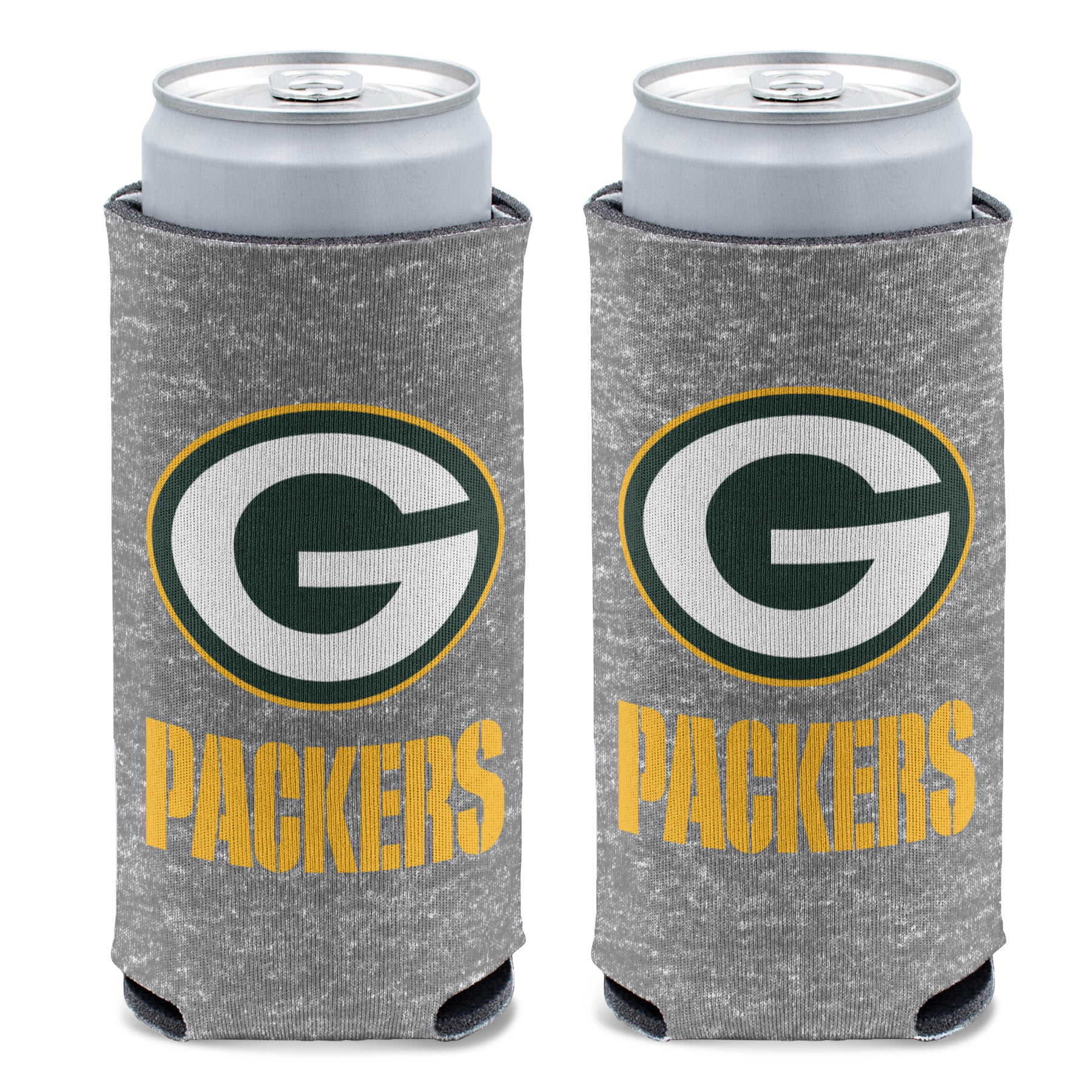 NFL Green Bay Packers Team Alternate Gray 12oz Slim Can Cooler ...