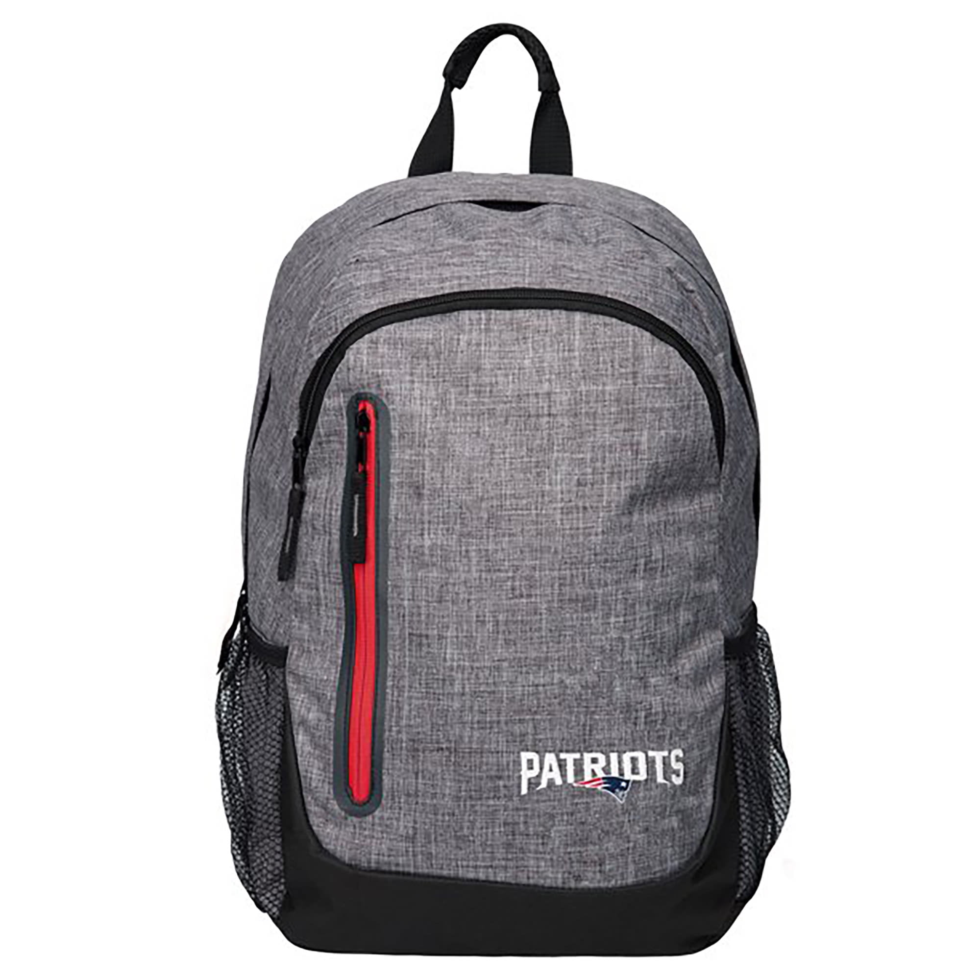NFL: Heather Grey Bold Color Backpack - New England Patriots ...