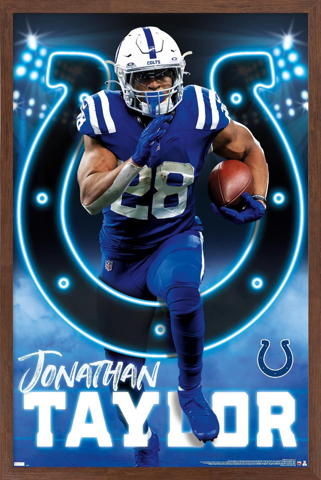 NFL Indianapolis Colts - Jonathan Taylor 22 Wall Poster, 14.725" x 22. ...