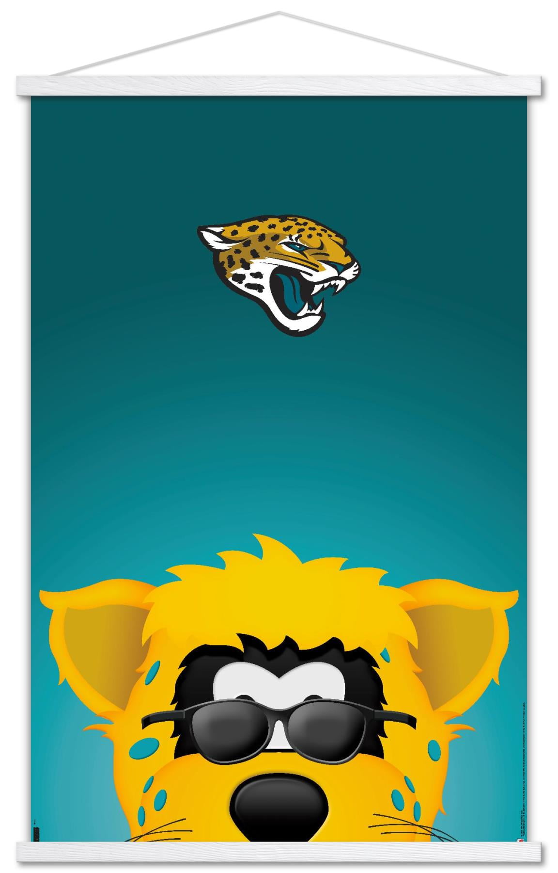 NFL JacksonVille Jaguars - S. Preston Mascot Jaxon DeVille Wall Poster ...