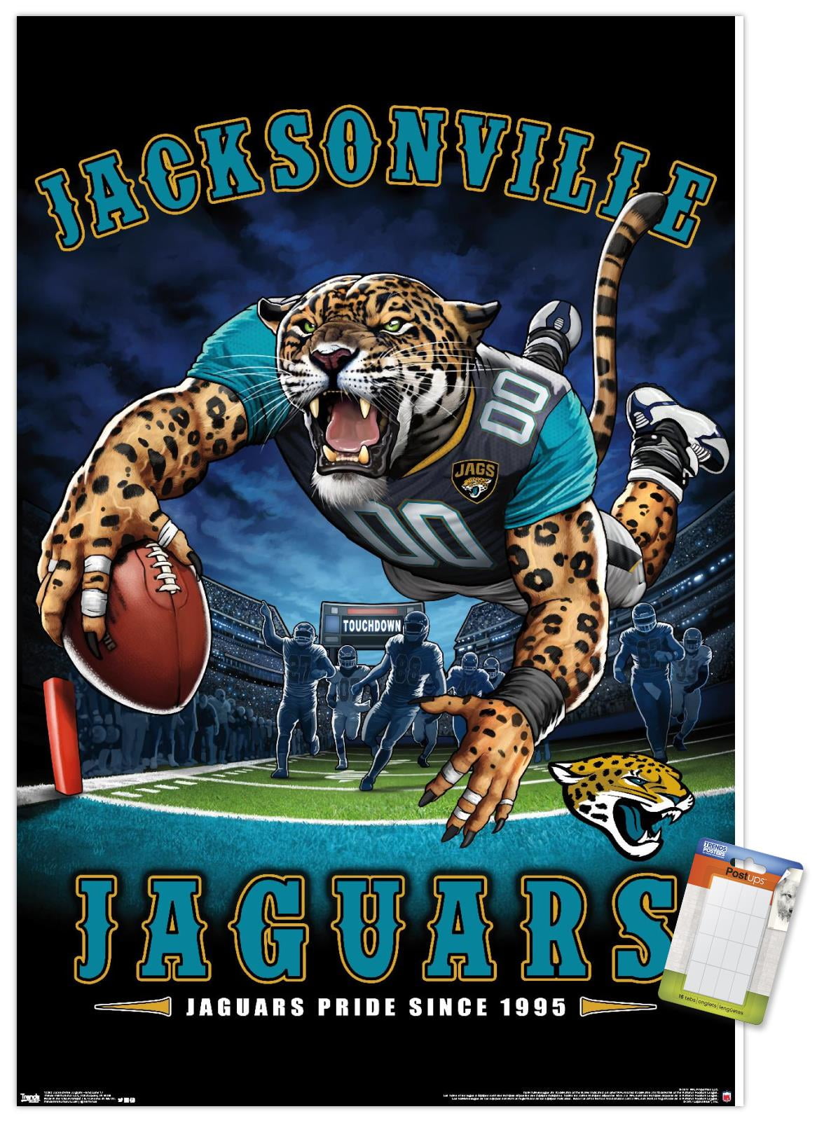 Nfl Jacksonville Jaguars End Zone 17 Wall Poster 14725 X 22375
