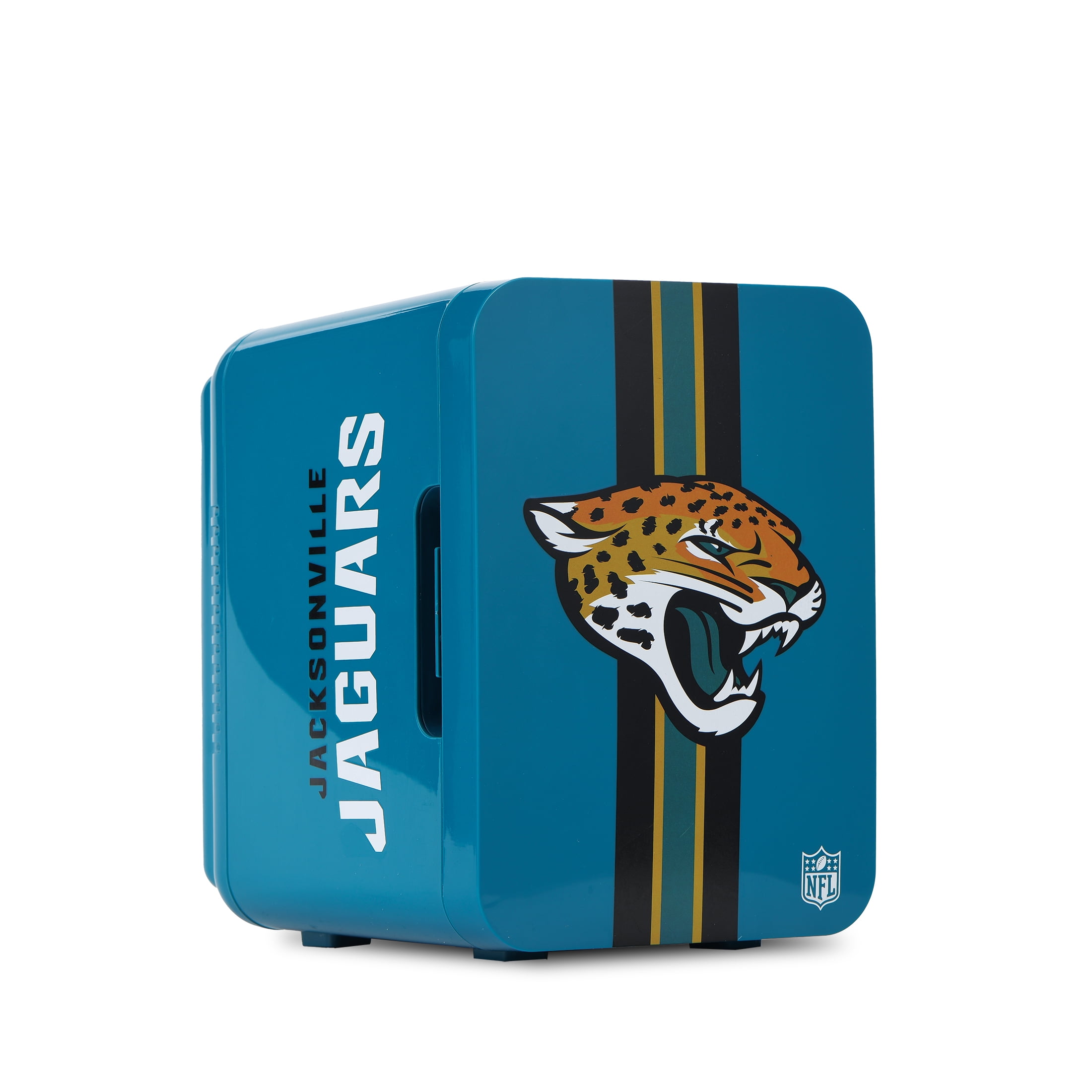 NFL Jacksonville Jaguars Mini Fridge, Teal, 4L, 6 Cans - Walmart.com