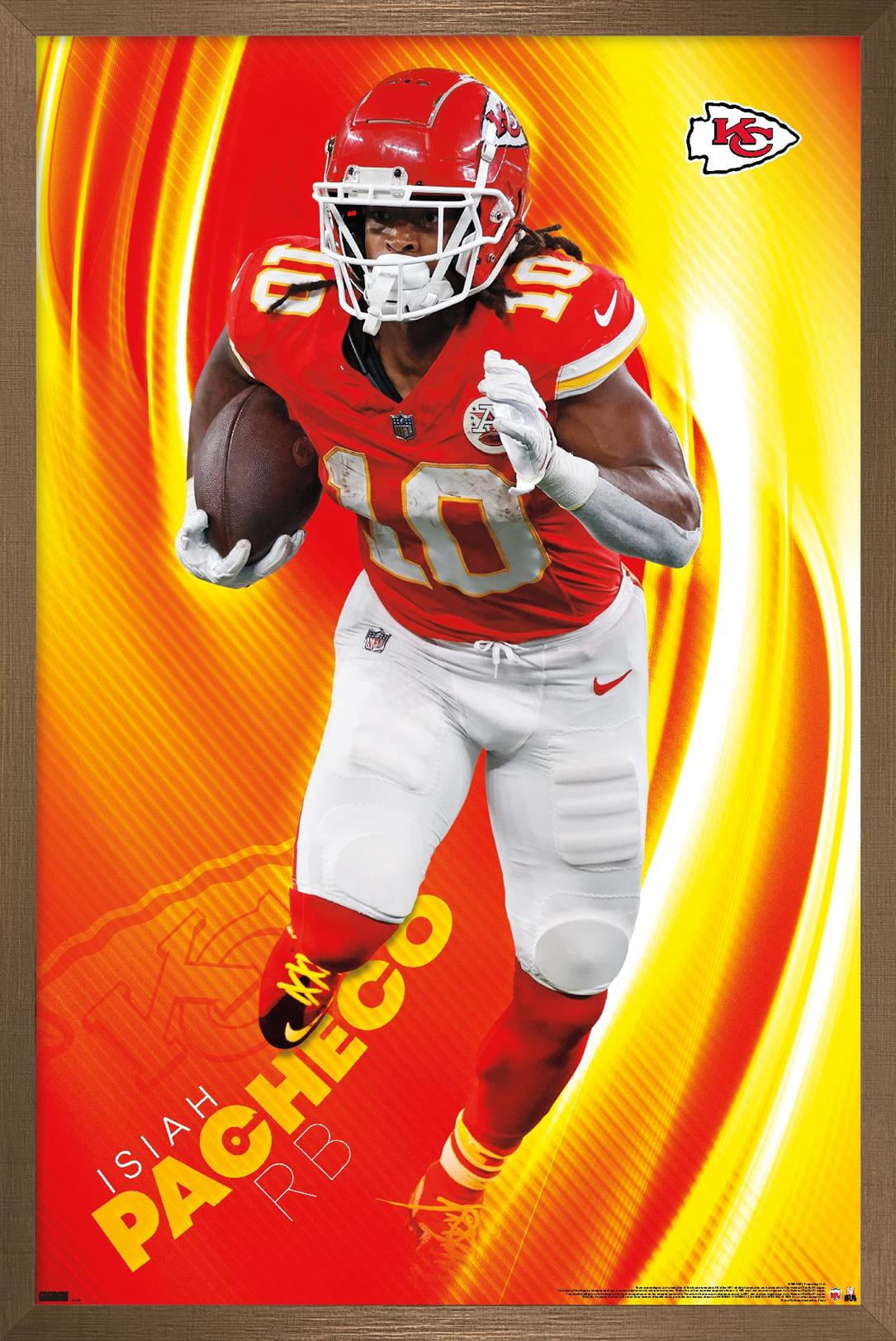 NFL Kansas City Chiefs - Isiah Pacheco 24 Wall Poster, 22.375" x 34 ...