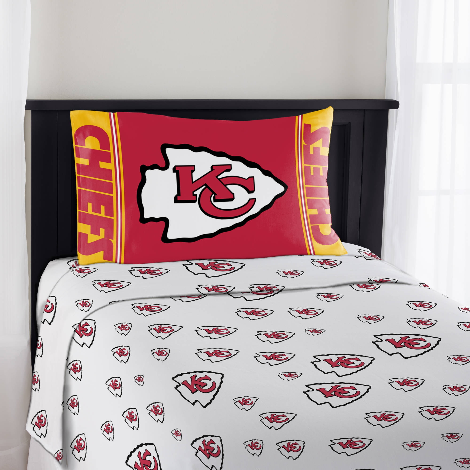 NFL Kansas City Chiefs Mascot Sheet Set, 1 Each - Walmart.com