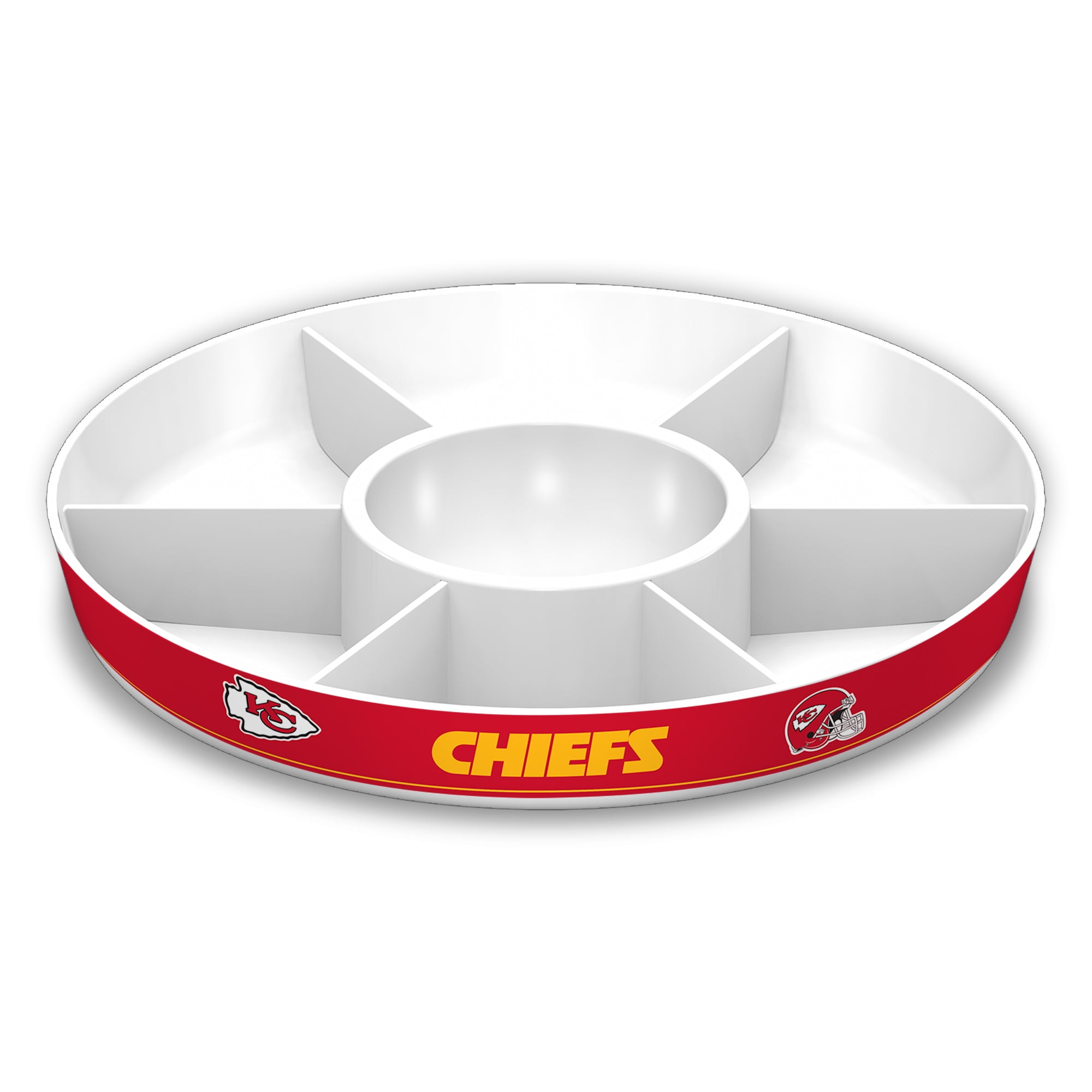 Fremont Die NFL Kansas City Chiefs Party Platter with Dividers and ...