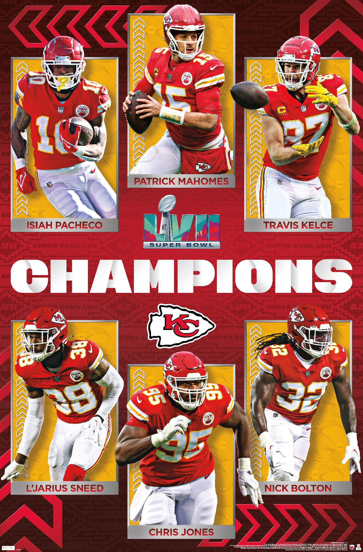 NFL Kansas City Chiefs - Travis Kelce 22 Wall Poster, 22.375" x 34 ...
