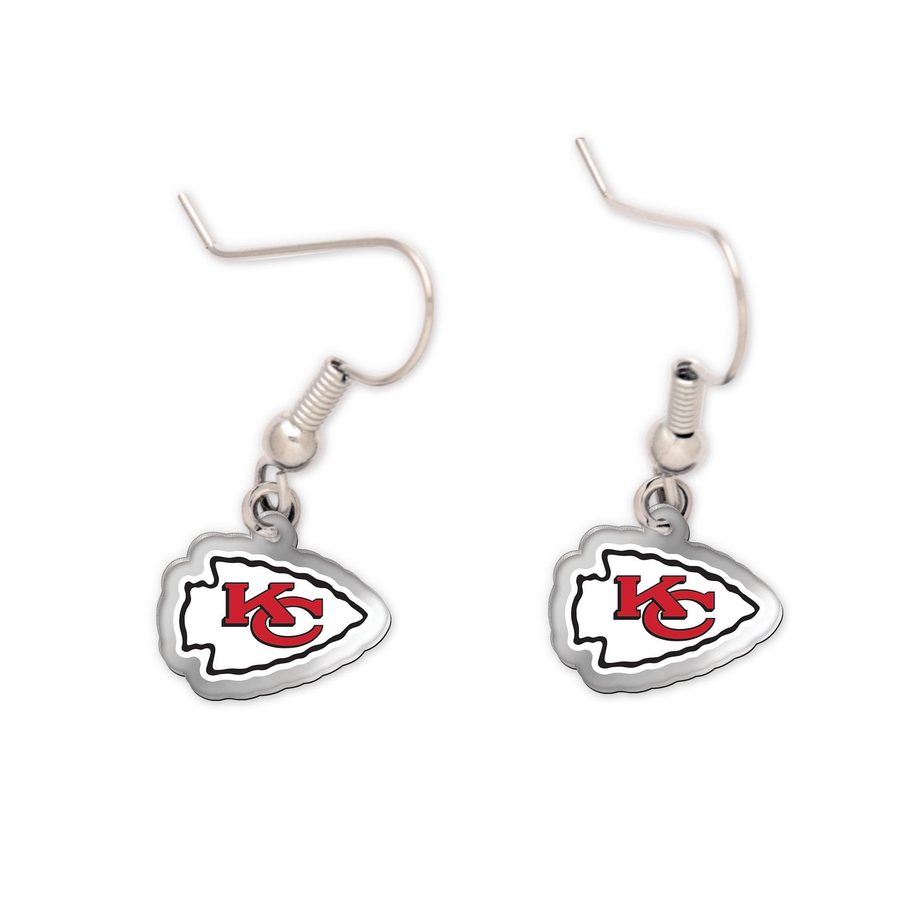 NFL Kansas City Chiefs Team Acrylic Dangle Earrings - Walmart.com