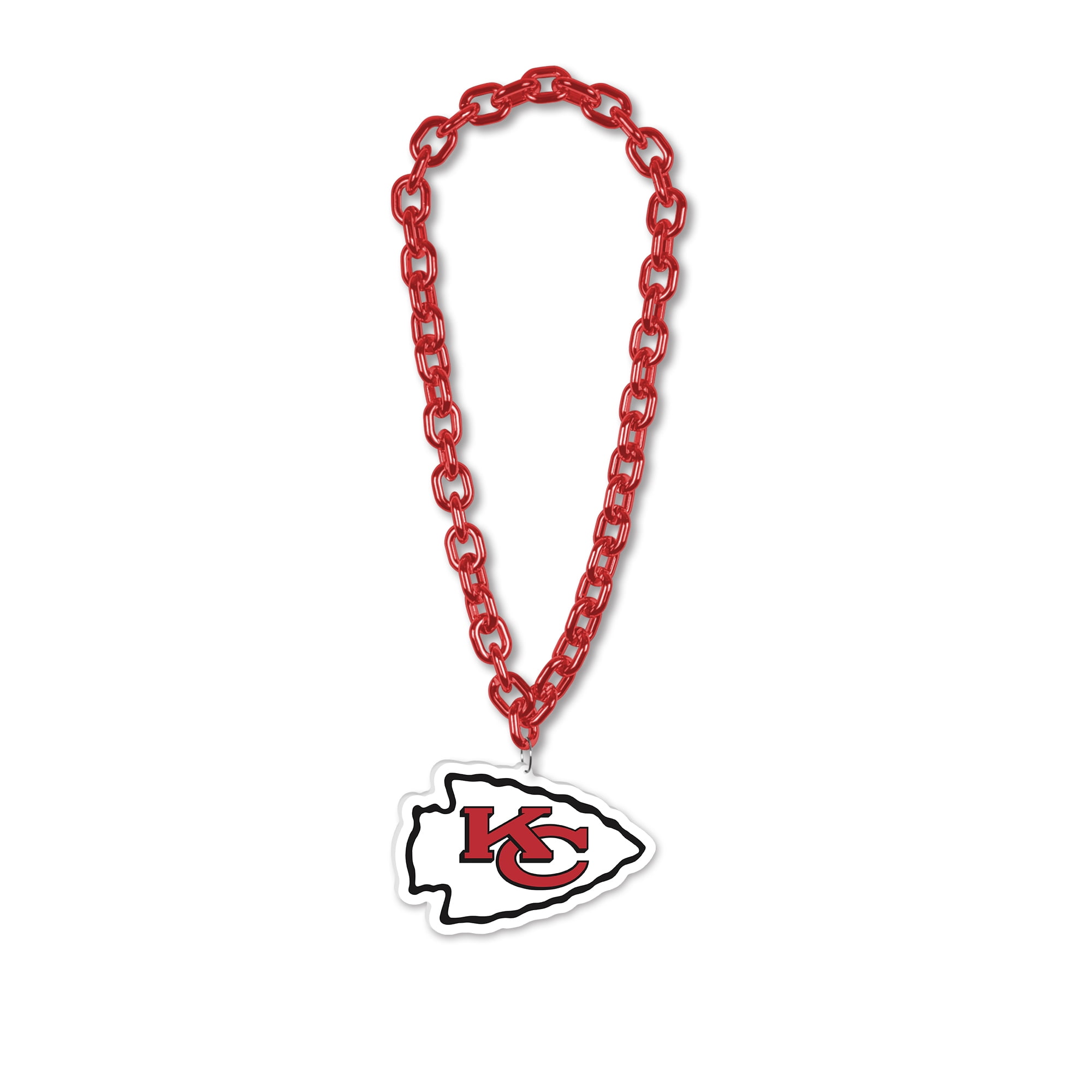 NFL Kansas City Chiefs Team Fan Chain 24 Necklace - Walmart.com
