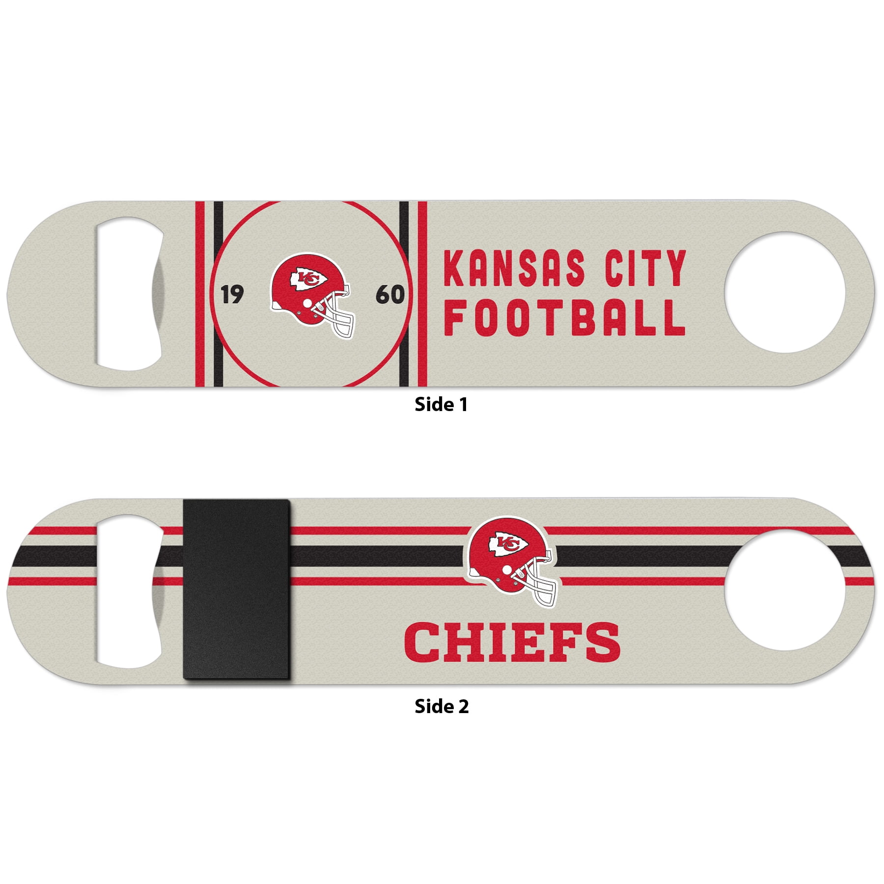 NFL Kansas City Chiefs Vintage Metal Bottle Opener Magnet - Walmart.com