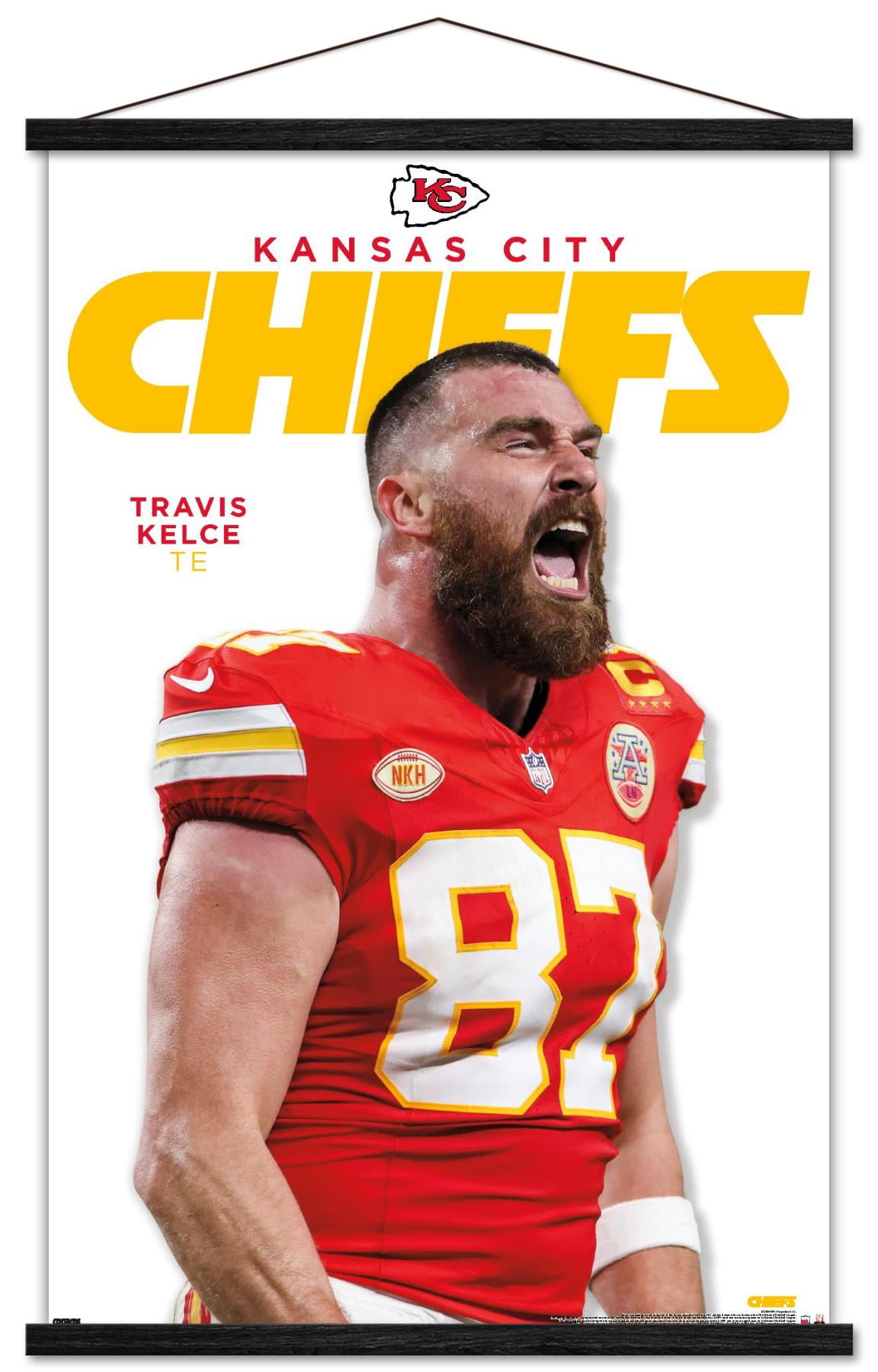 NFL Kansas City Chiefs - Travis Kelce Feature Series 24 Wall Poster ...