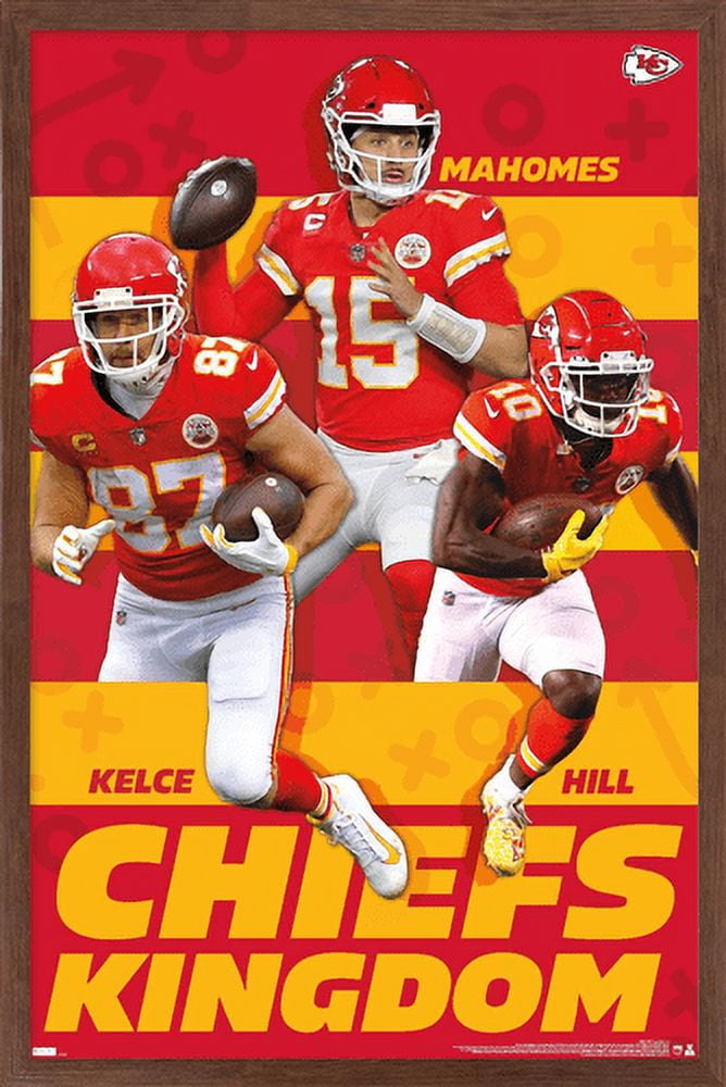 NFL Kansas City Chiefs - Triplets 21 Wall Poster, 14.725" x 22.375 ...