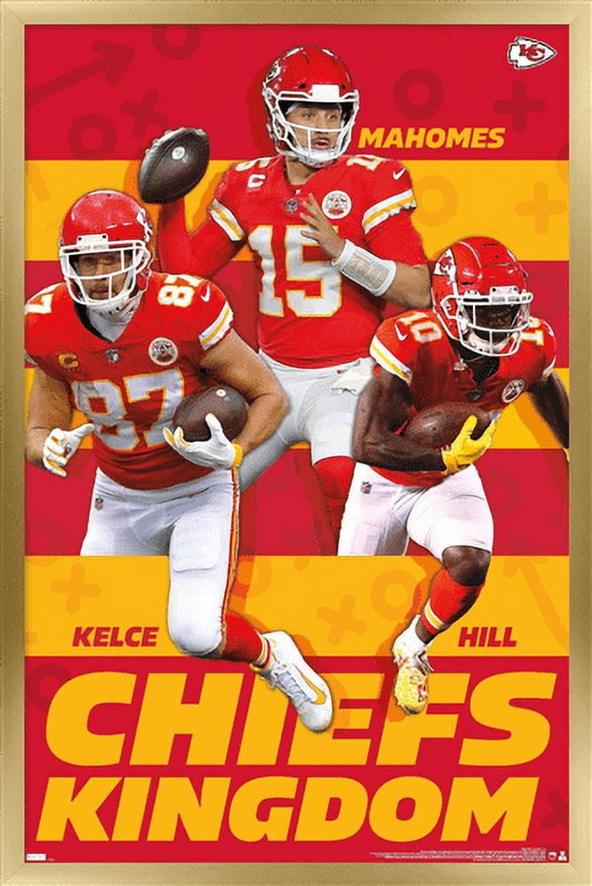 NFL Kansas City Chiefs - Triplets 21 Wall Poster, 14.725" x 22.375 ...