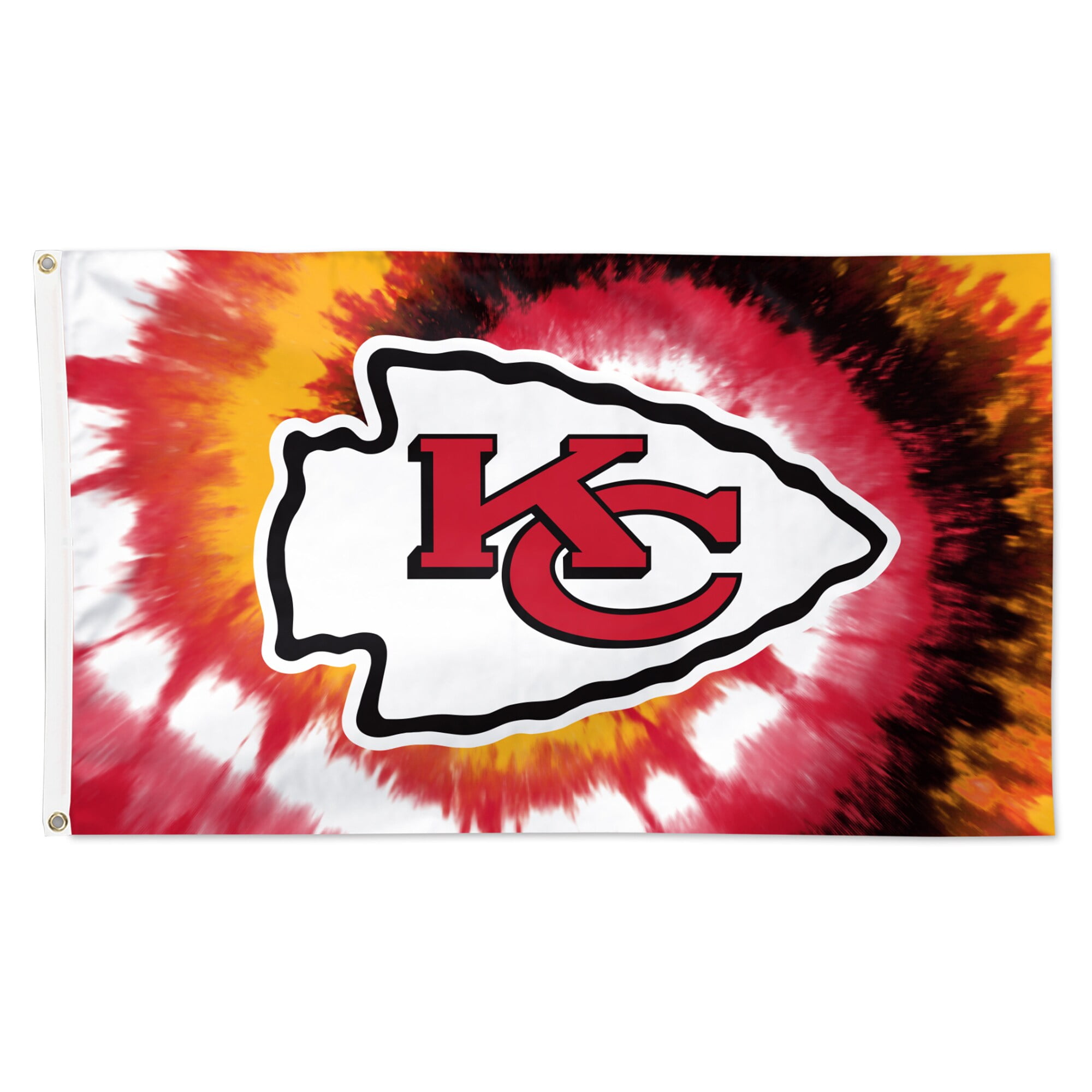 NFL Kansas City Chiefs Tye Dye 3' x 5' Deluxe Flag - Walmart.com