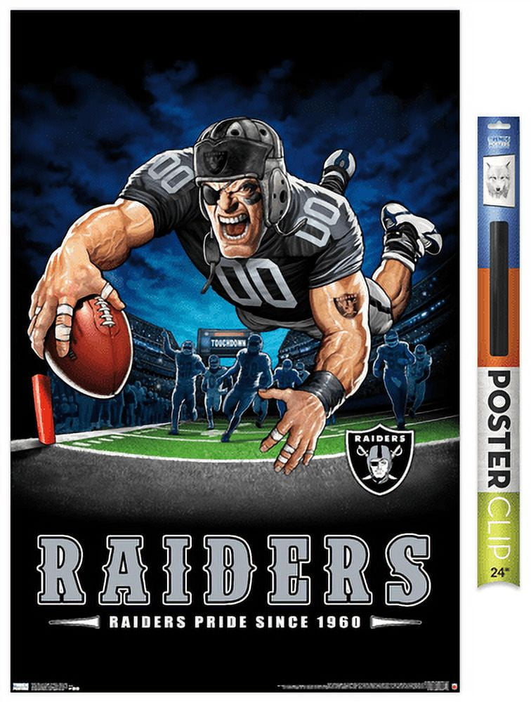 NFL Las Vegas Raiders – End Zone 20 Wall Poster, 22.375" x 34 ...