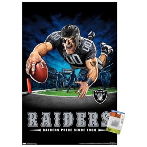 NFL Las Vegas Raiders - Logo 21 Wall Poster with Magnetic Frame, 22.375 ...