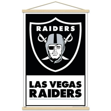 NFL Las Vegas Raiders - Logo 21 Wall Poster with Magnetic Frame, 22.375 ...