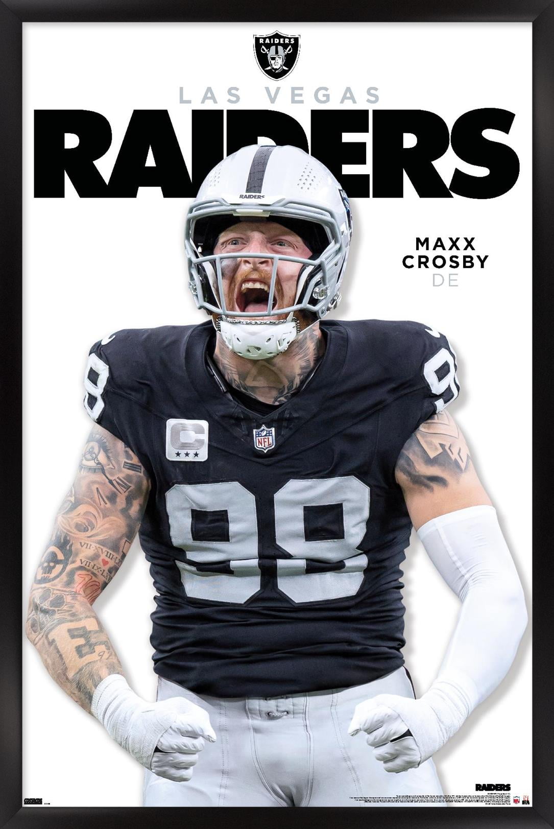 NFL Las Vegas Raiders - Maxx Crosby Feature Series 24 Wall Poster, 22. ...