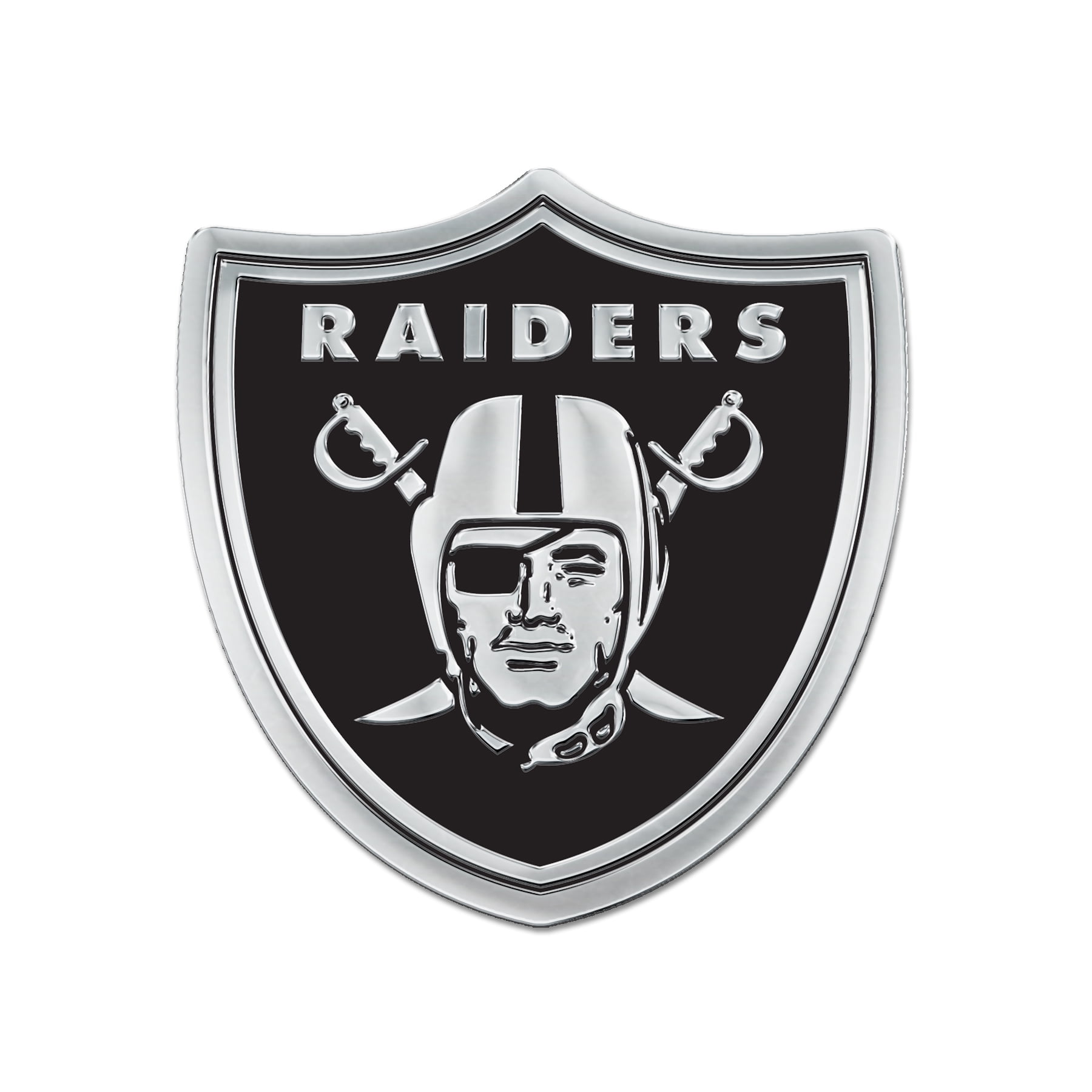 NFL Las Vegas Raiders Prime Metallic Auto Emblem - Walmart.com