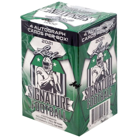 2021 Leaf Signature Hobby Sports Football Trading Blaster Box - 4 ...