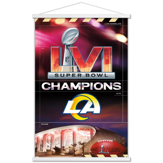 NFL Los Angeles Rams 24 in x 40 in Posters, by Trends International ...