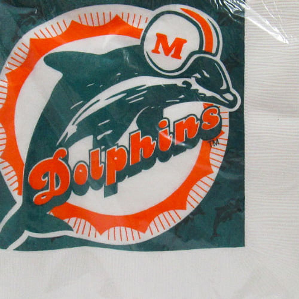 NFL 'Miami Dolphins' Lunch Napkins (16ct) - Walmart.com