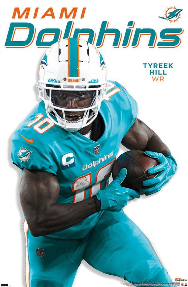 NFL Miami Dolphins - Tyreek Hill Feature Series 23 Wall Poster, 22.375 ...