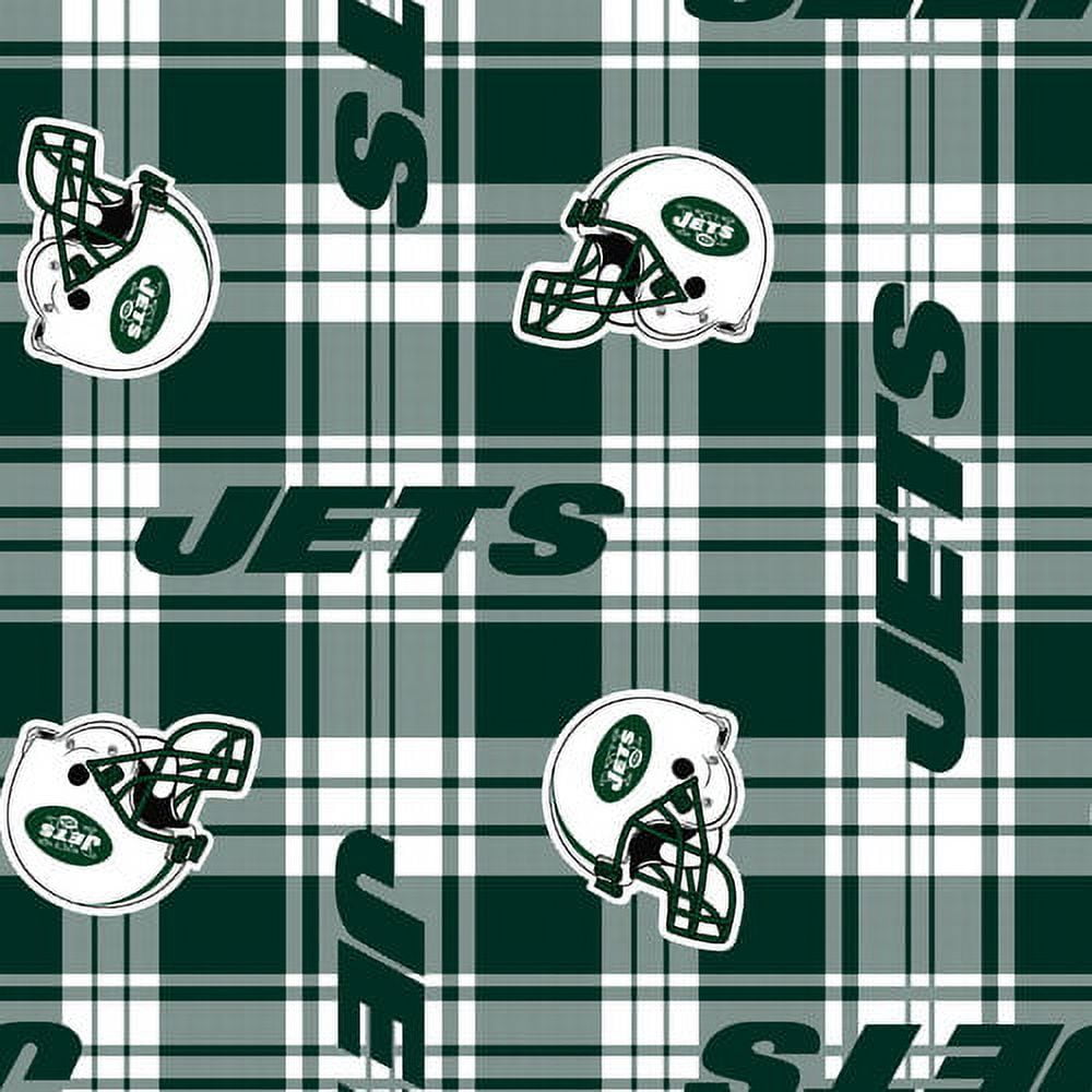 NFL New York Jets Fleece Fabric, per Yard - Walmart.com