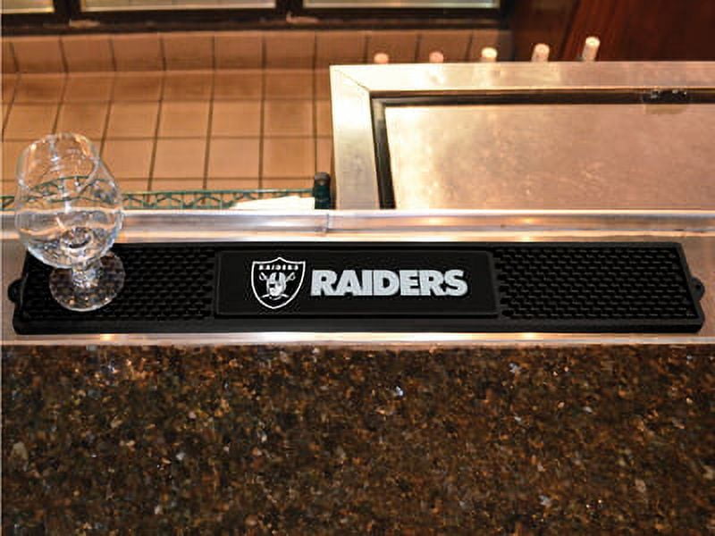 NFL - Oakland Raiders Drink Mat 3.25"x24" - Walmart.com