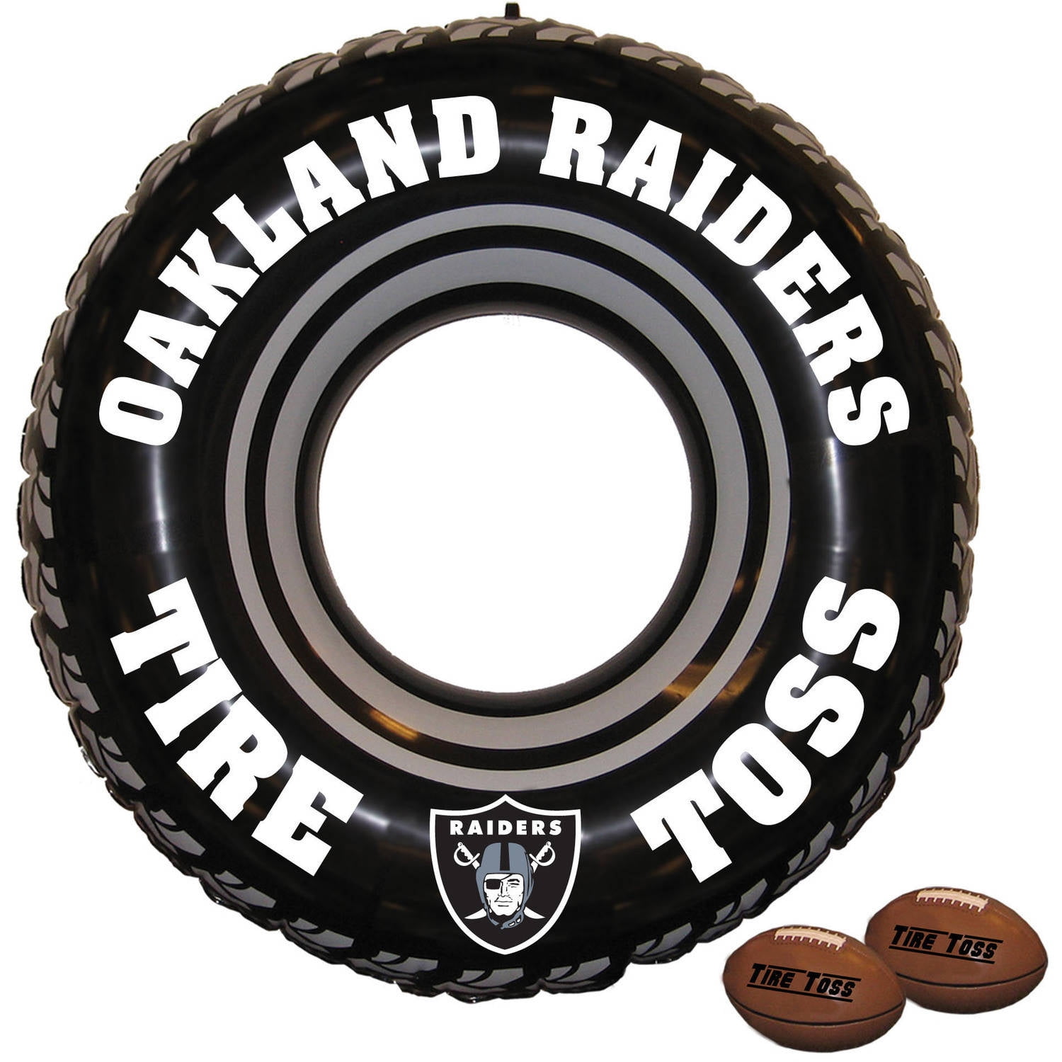 NFL Oakland Raiders Tire Toss - Walmart.com