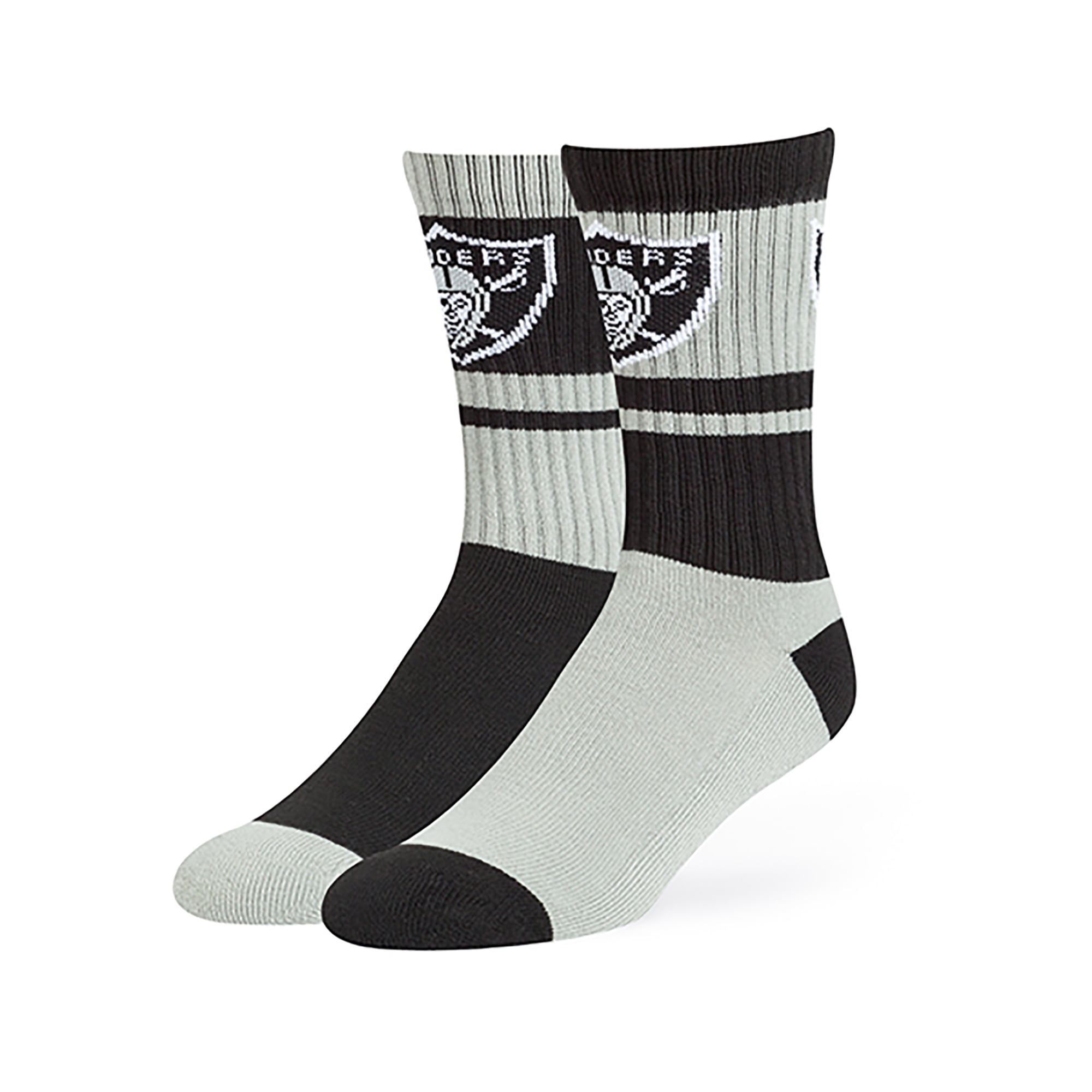 NFL Oakland Raiders Wentworth Crew Socks - Support - Size L - Walmart.com