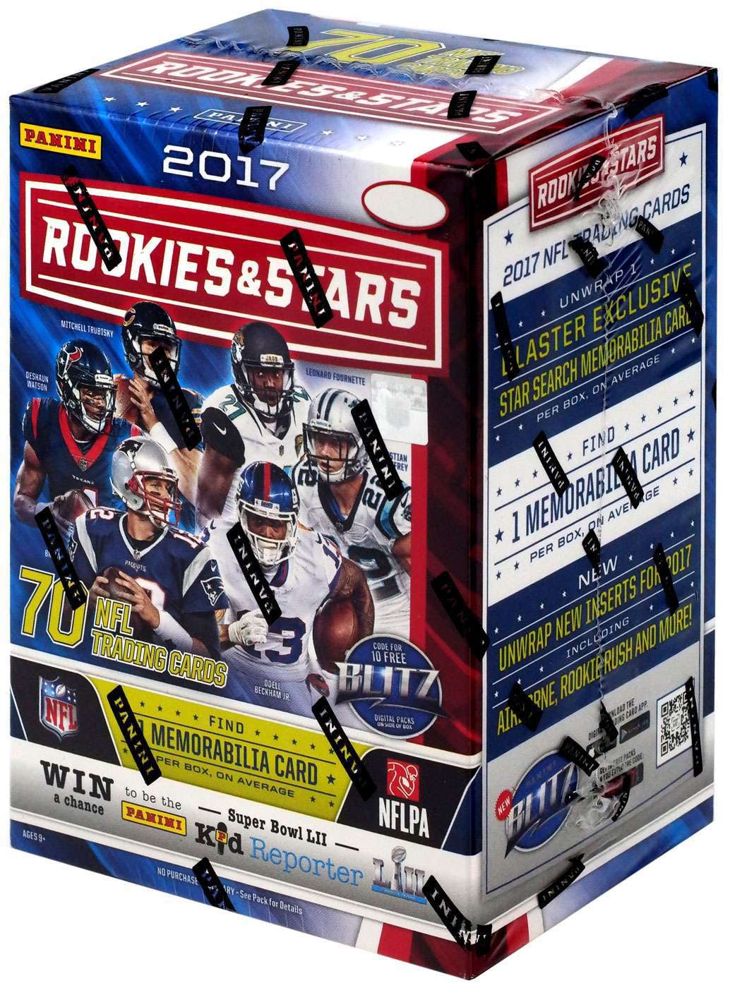 NFL Panini 2017 Football Trading Card BLASTER Box - Rookies & Stars ...