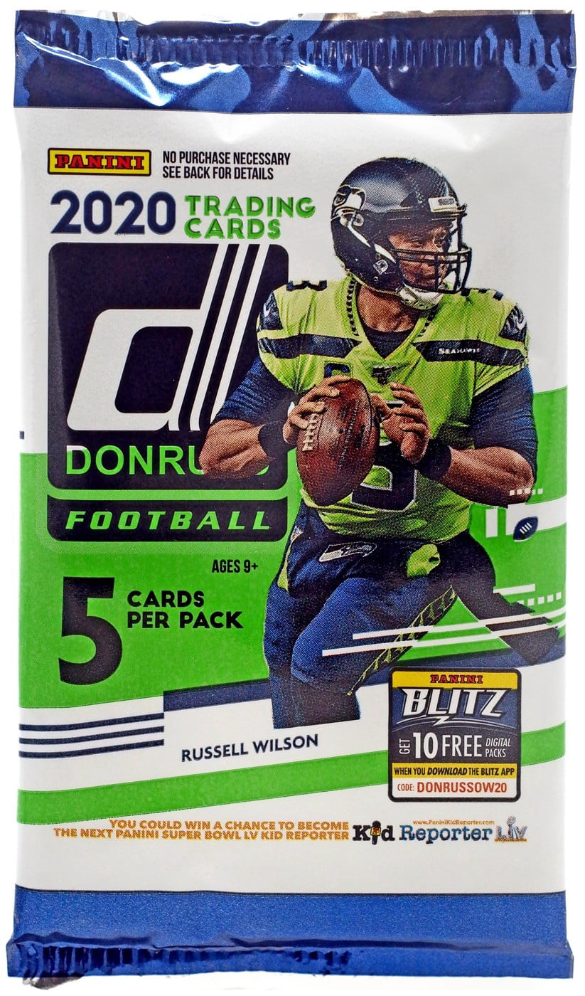 NFL Panini 2020 Donruss Optic Sports Football Trading Card Gravity Pack ...